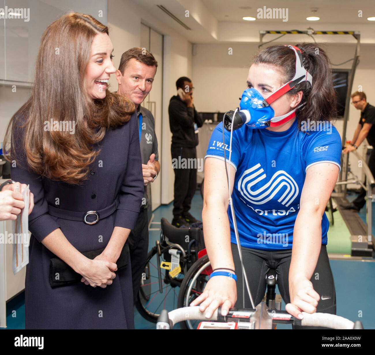 The Duchess of Cambridge as Patron of SportsAid meeting with potential ...