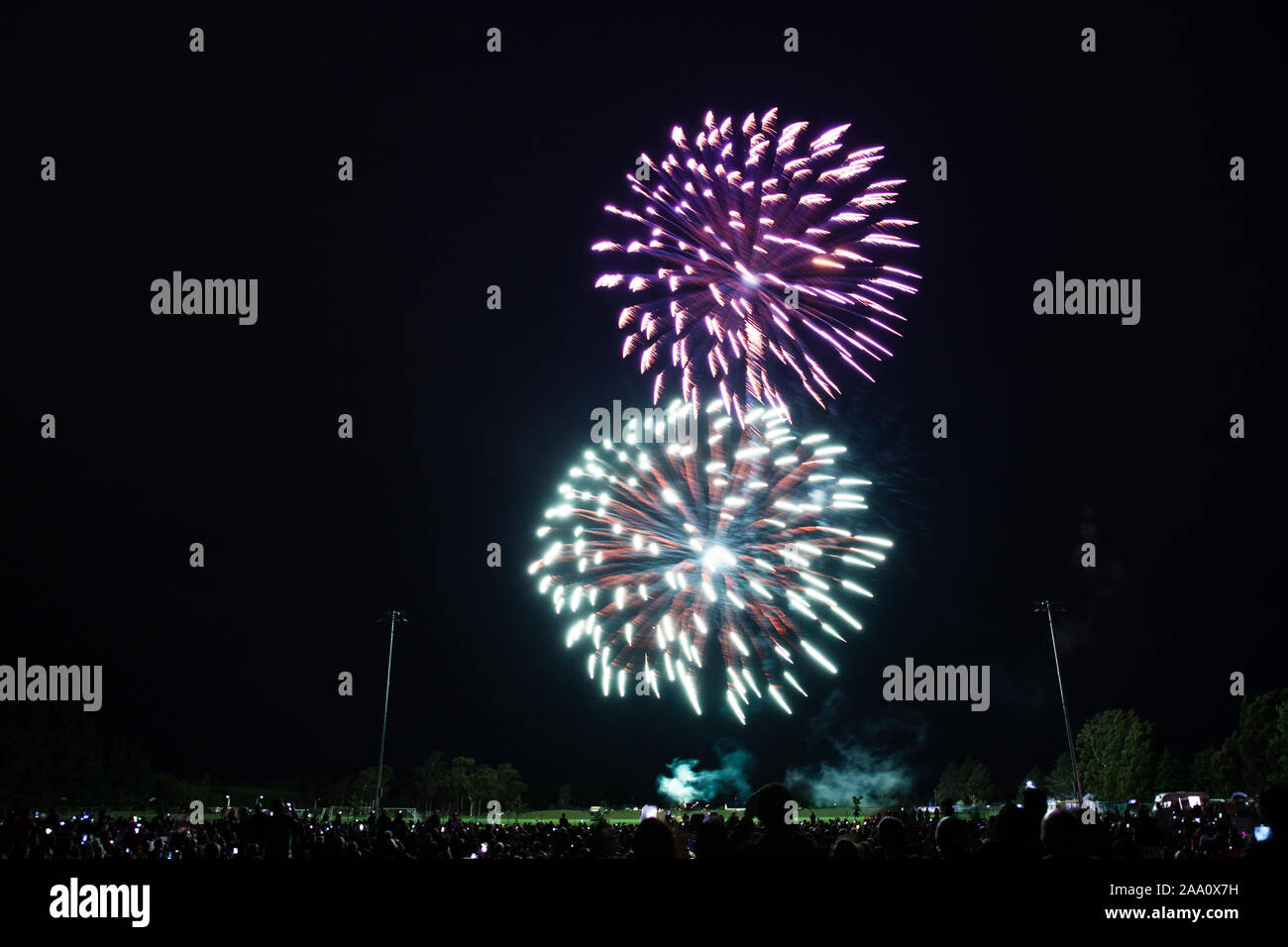 Fireworks colorful explosion for celebrating events and holidays, New ...
