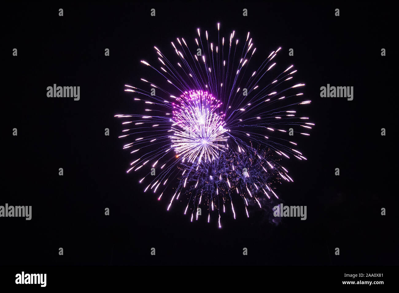 Fireworks colorful explosion for celebrating events and holidays, New ...