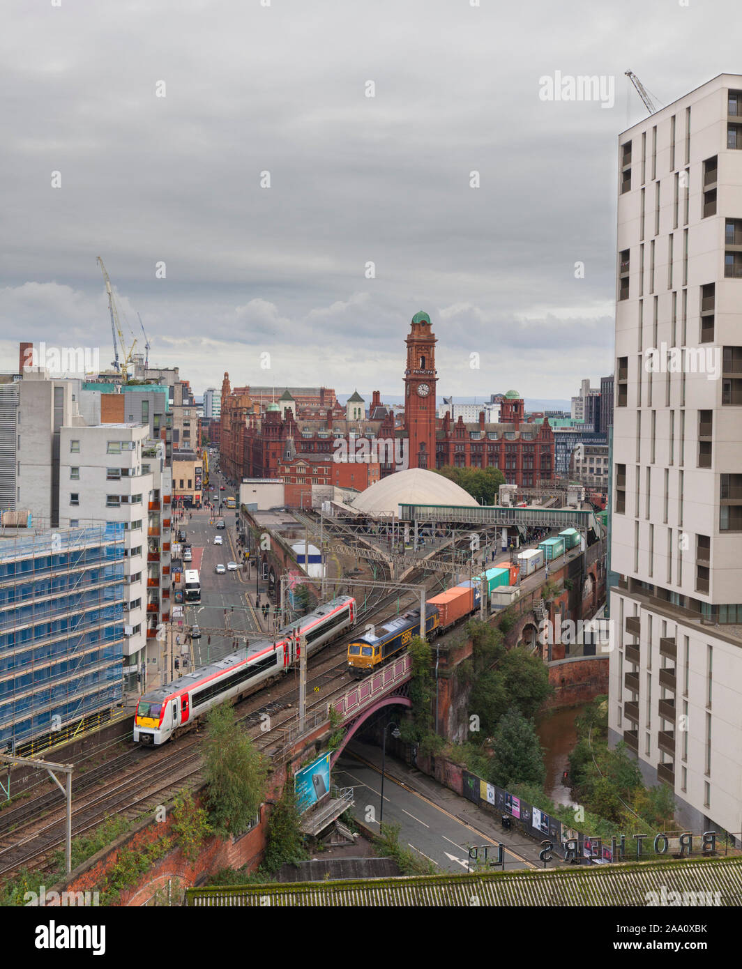 Rail corridor manchester hi-res stock photography and images - Alamy