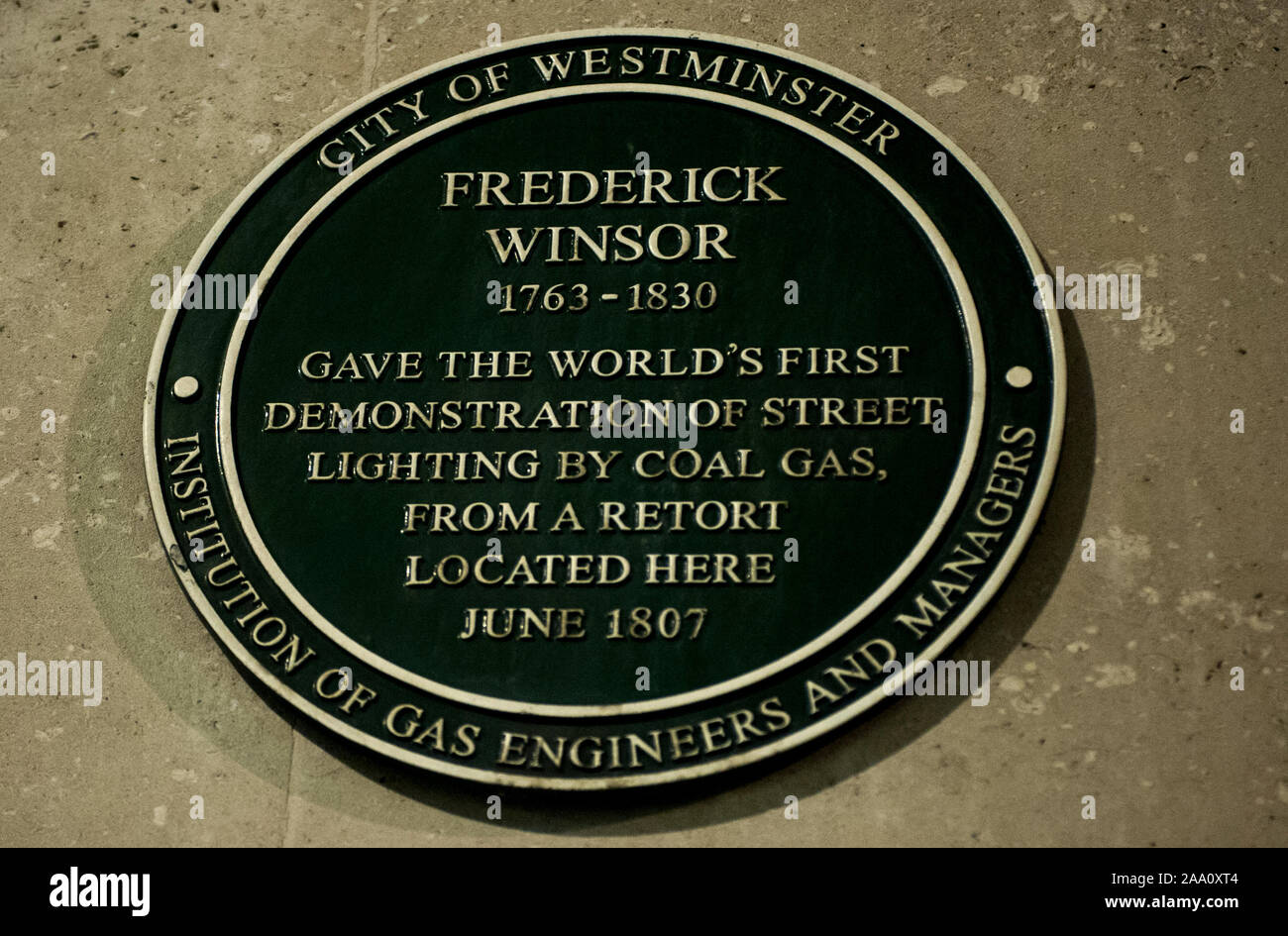 One of 1500 gas lamps that remain on the streets of London being ...