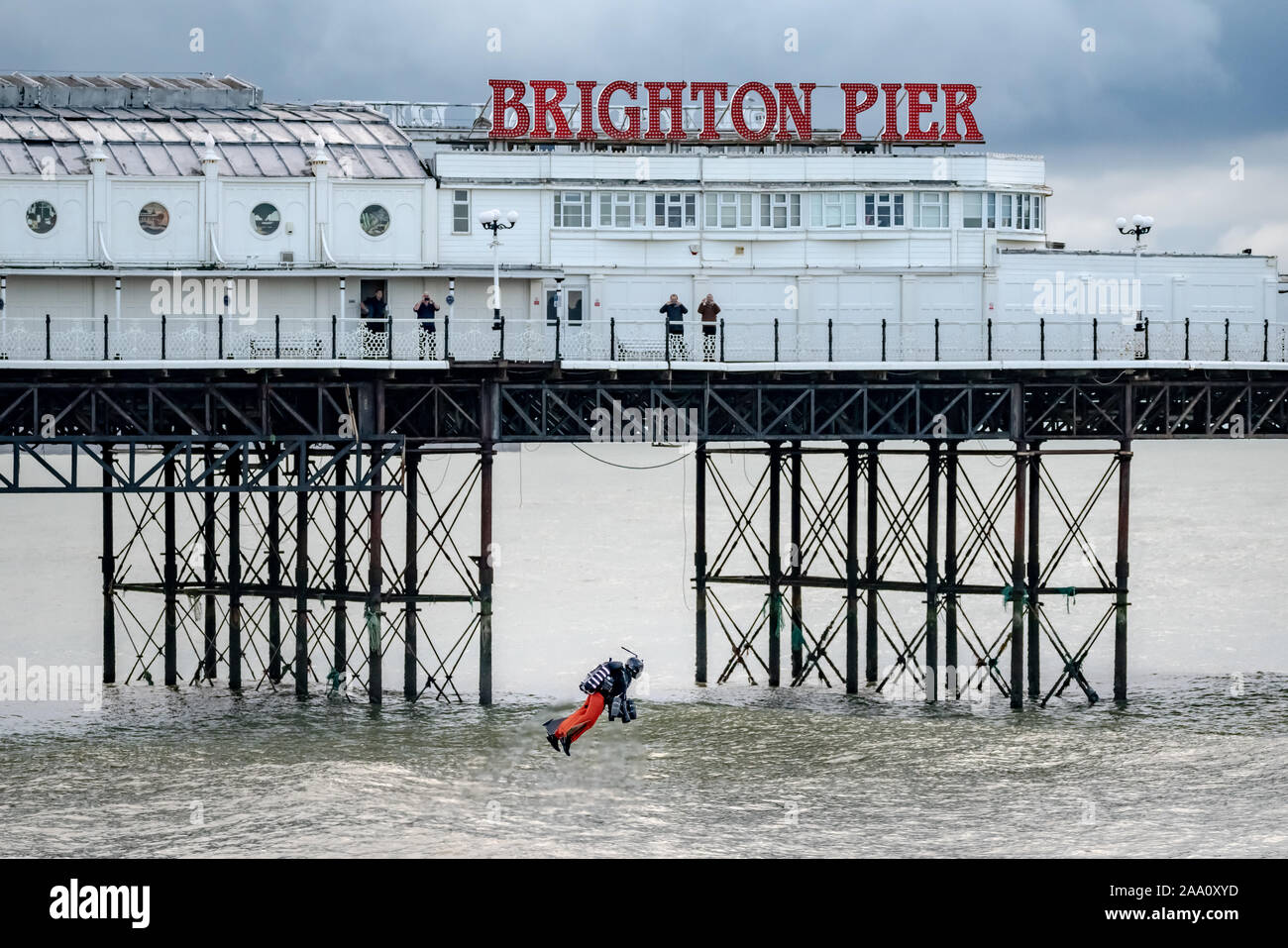 Richard Browning “Iron Man”, founder of Gravity Industries, makes a ...