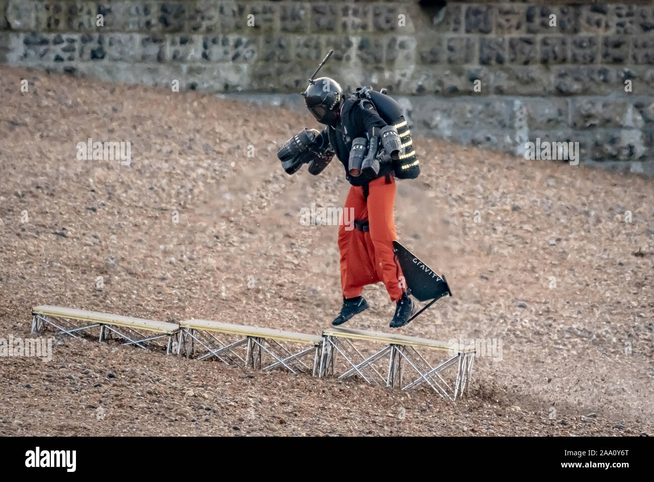 Richard Browning “Iron Man”, founder of Gravity Industries, makes a ...