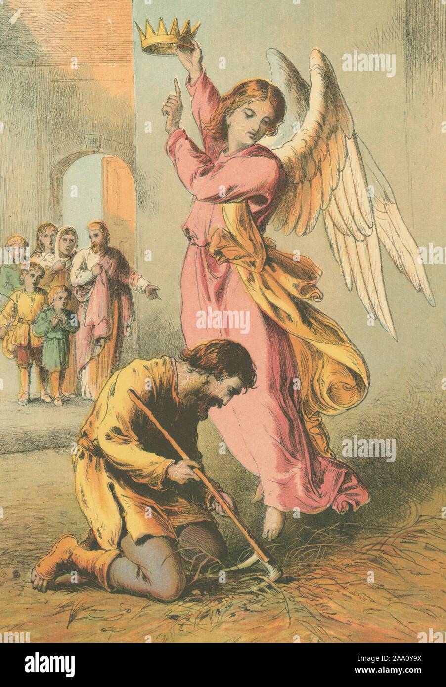 Angel holding book hi-res stock photography and images - Alamy