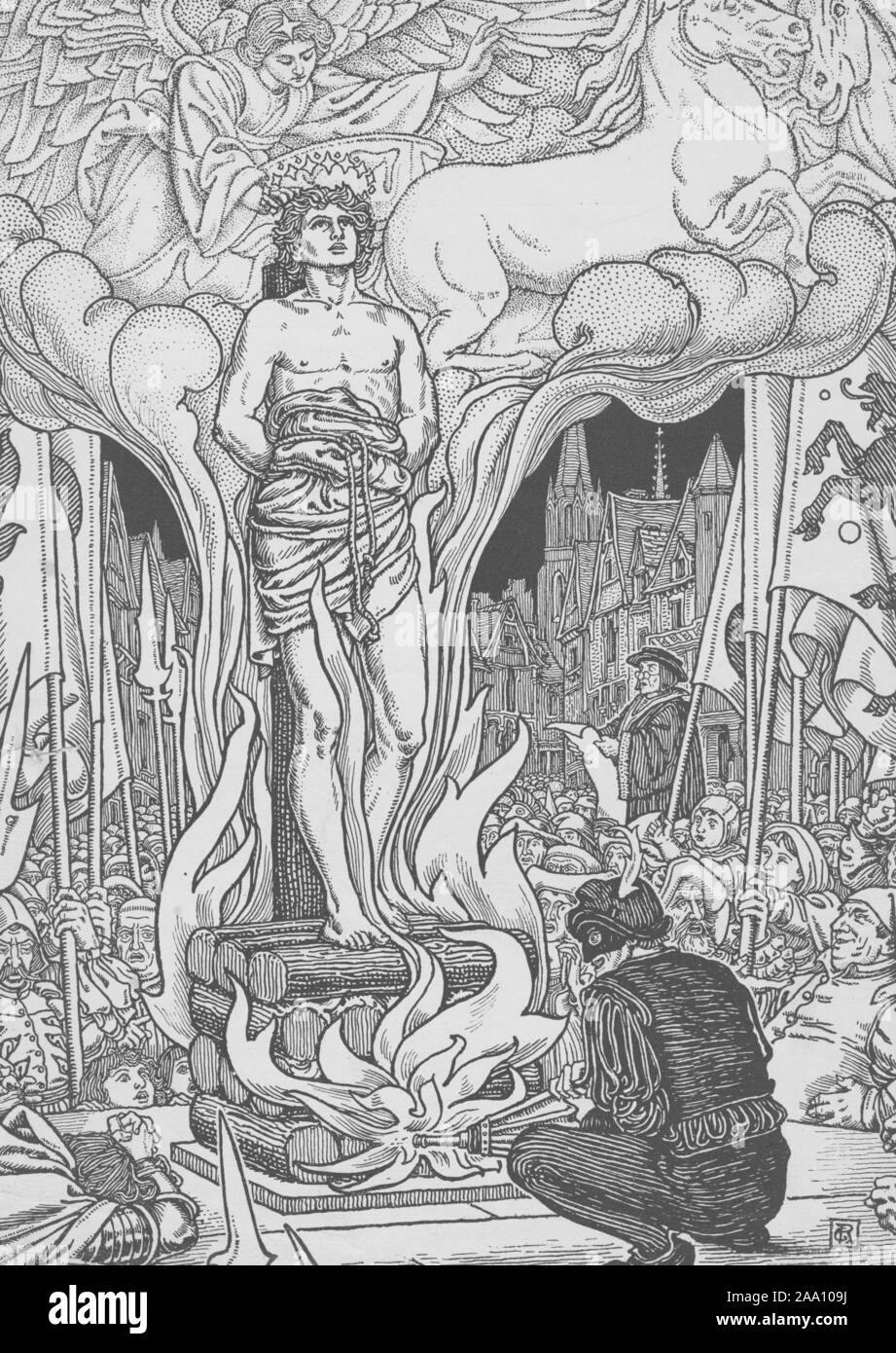 Burned at the stake hi-res stock photography and images - Alamy