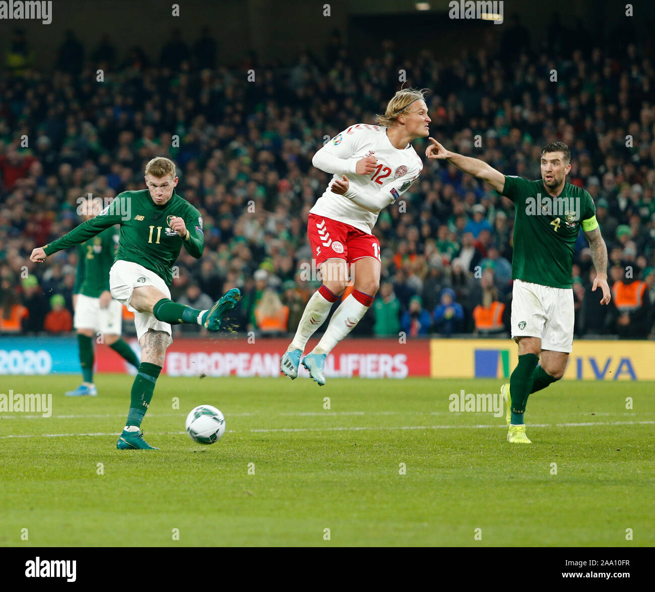 Aviva Stadium, Dublin, Leinster, Ireland. 18th Nov, 2019. European ...