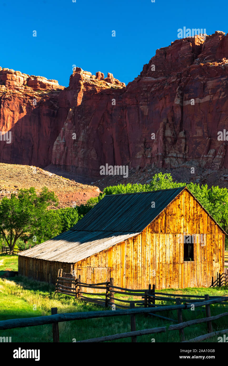 Capitol Reef National Park, Utah / United States - August 14, 2019 ...