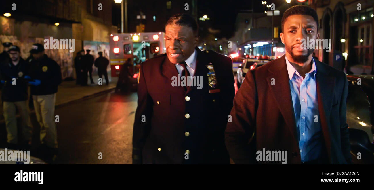 USA. Chadwick Boseman in a scene from the ©STX Entertainment new movie ...