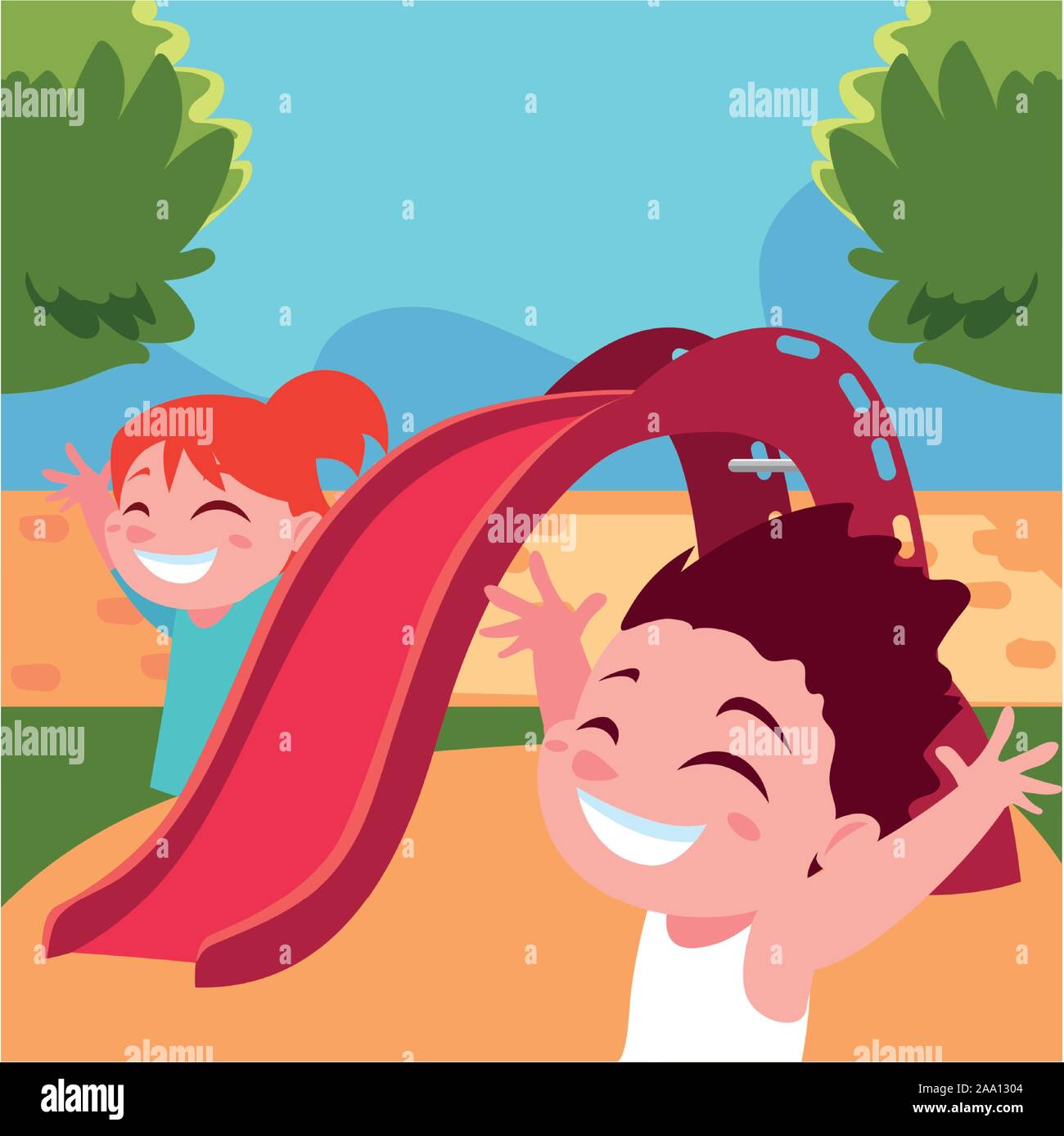 Slip And Slide Clipart