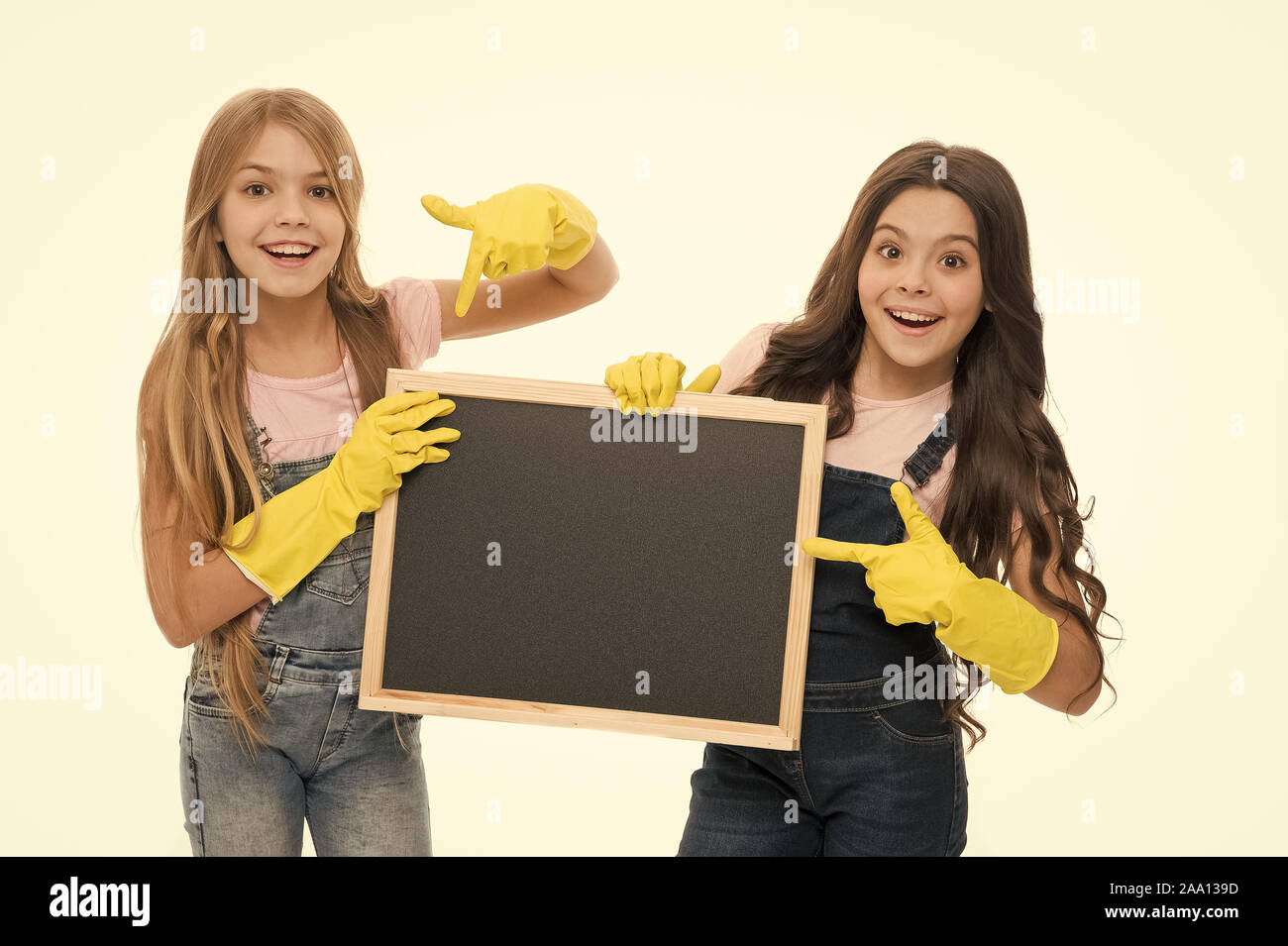 A little help for keeping things tidy. Adorable tidy schoolgirls in ...