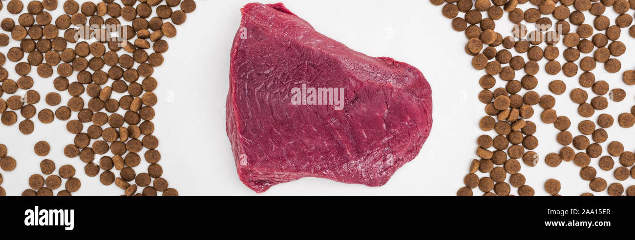 Panoramic shot uncooked meat hi-res stock photography and images - Alamy