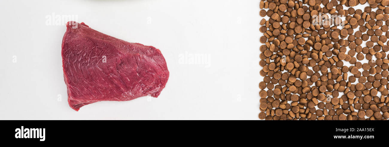 Panoramic shot uncooked meat hi-res stock photography and images - Alamy