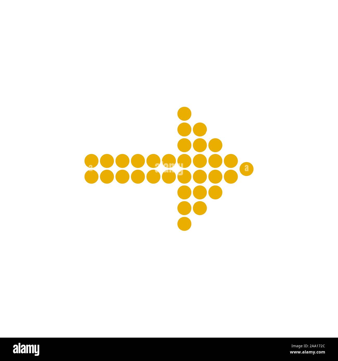 Modern flat colored arrow, great design for any purposes. Art vector ...