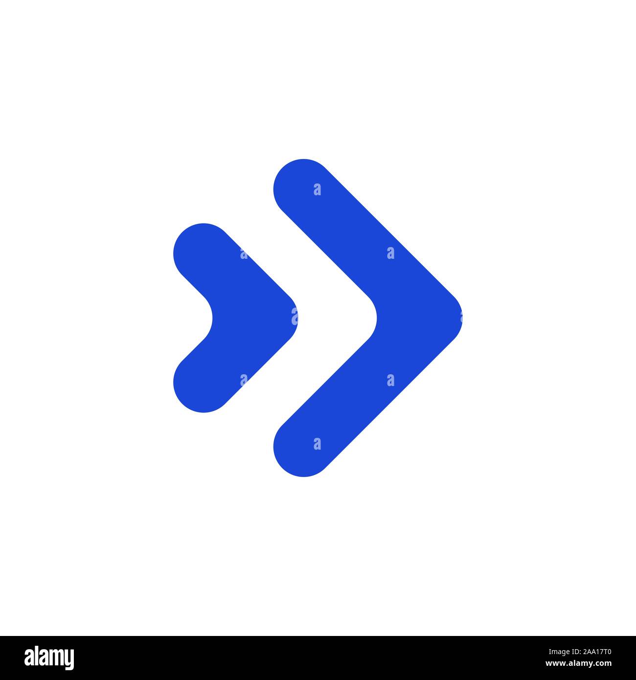 Modern Blue Arrow Great Design For Any Purposes Art Vector