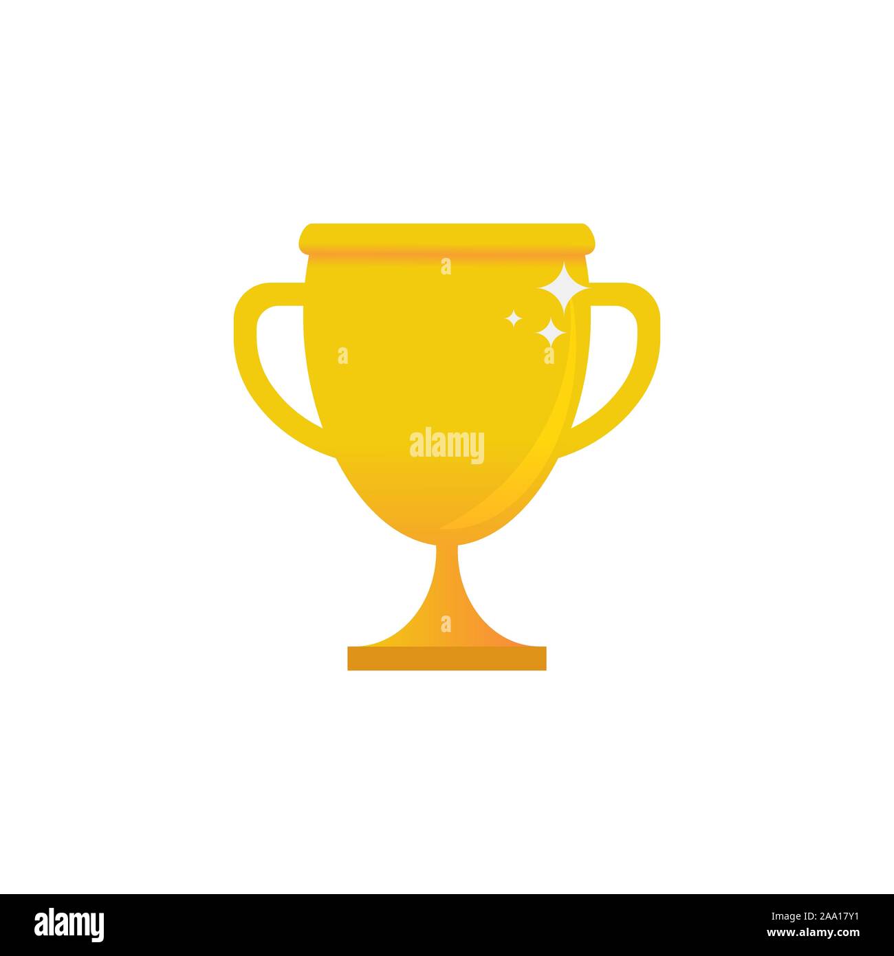 Best challenge award. Isolated object. Golden cup illustartion Stock ...