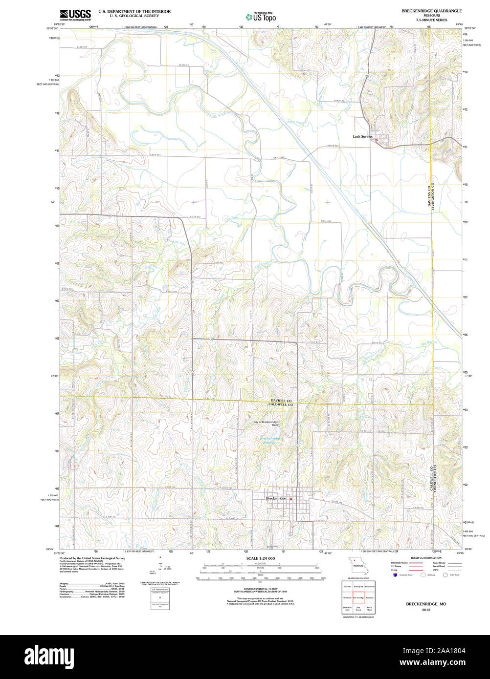 Breckenridge map hi-res stock photography and images - Alamy