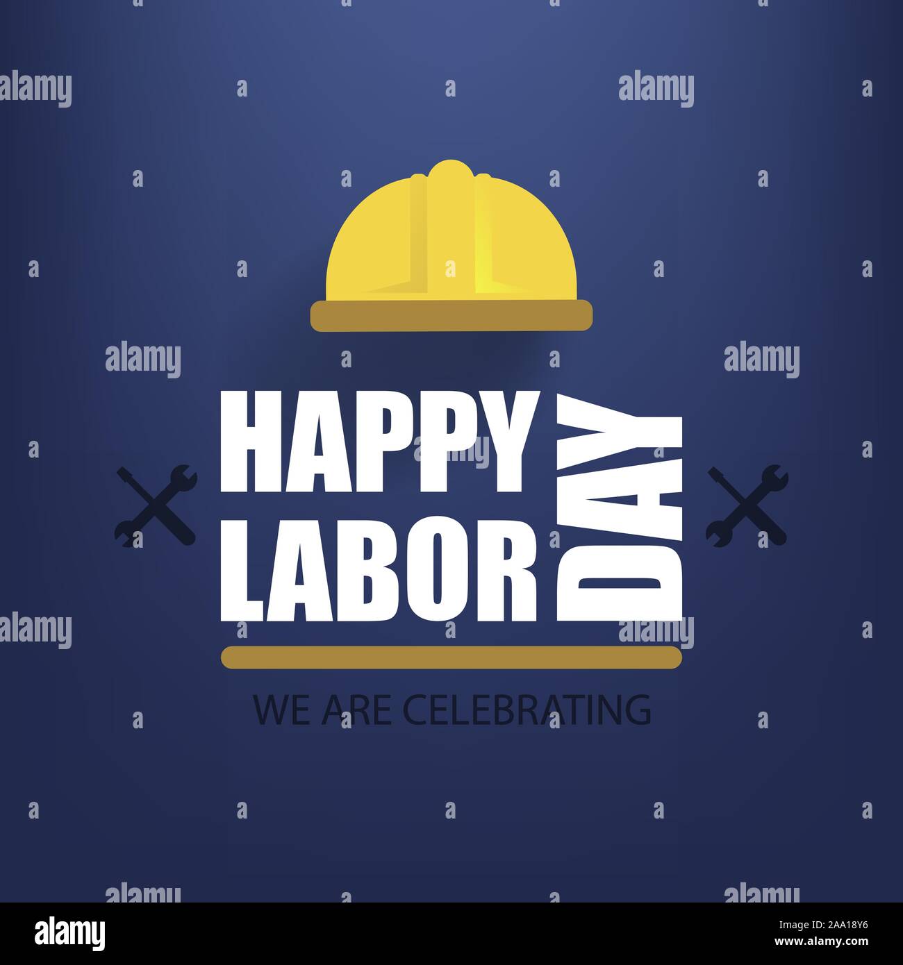 Labor day. Poster happy labour day. Usa celebration. Vector ...