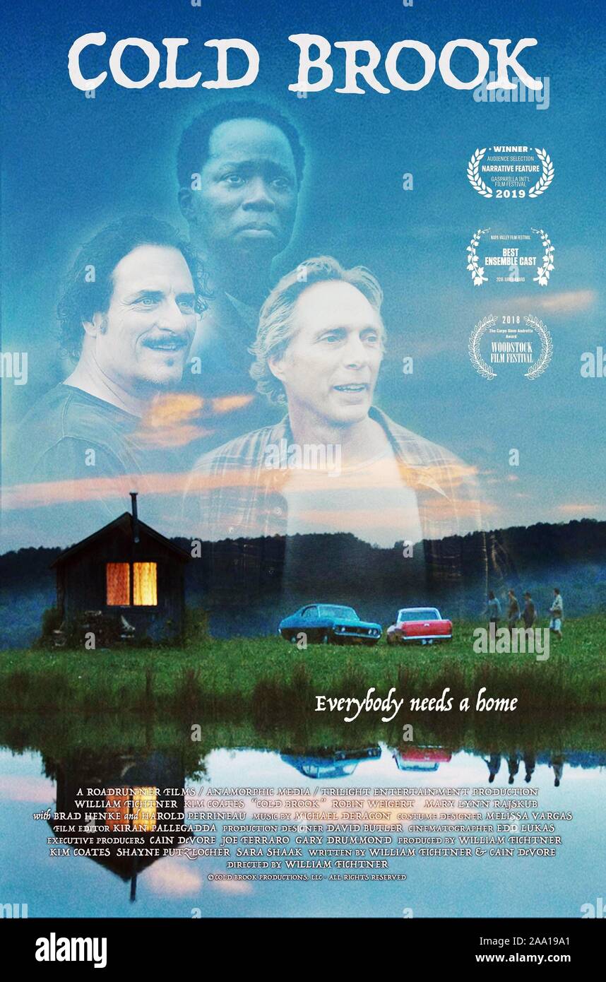 COLD BROOK, poster, from left: Kim Coates, Harold Perrineau, William ...