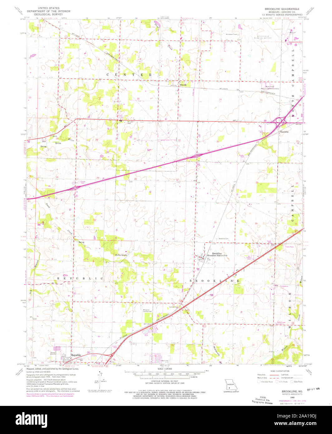 Map of brookline Cut Out Stock Images & Pictures - Alamy