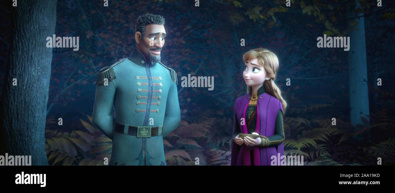 FROZEN II, (aka FROZEN 2), from left: Lieutenant Destin Mattias (voice ...