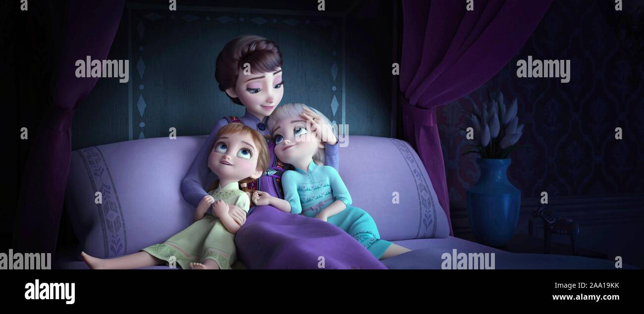 FROZEN II, (aka FROZEN 2), from left: young Anna (voice: Hadley ...