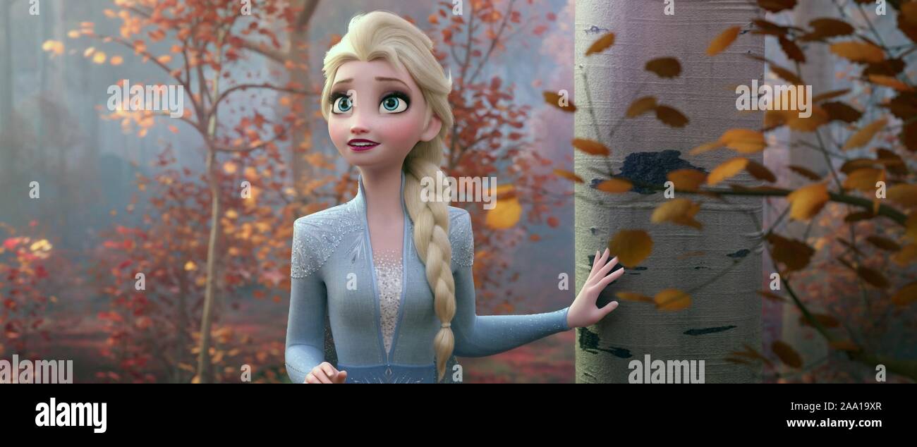 FROZEN II, (aka FROZEN 2), Elsa (voice: Idina Menzel), 2019. © Walt ...