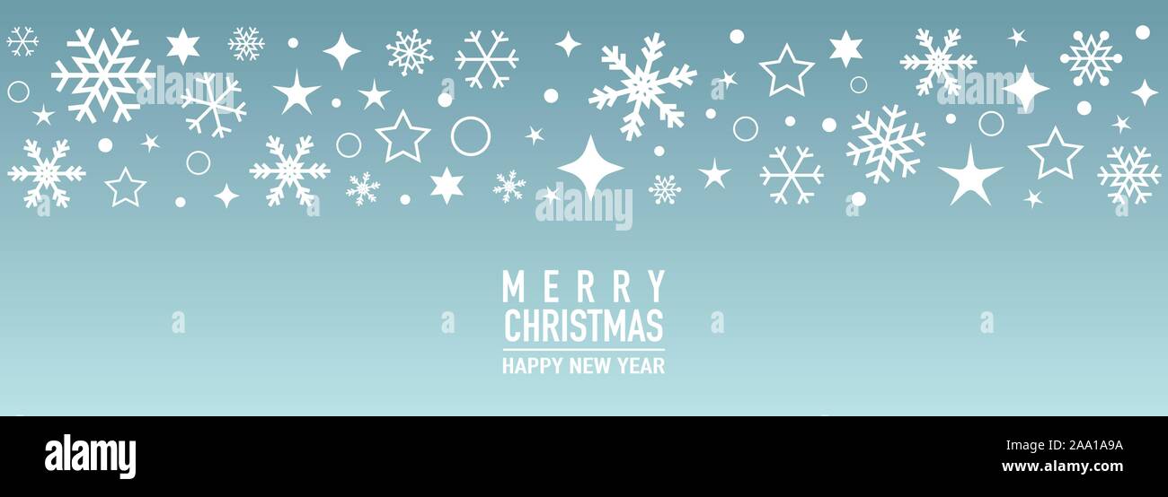 Christmas card with snowflake border vector. Xmas snow flake pattern ...