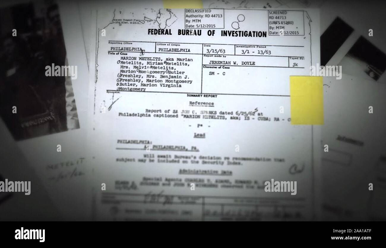 RECORDER: THE MARION STOKES PROJECT, part of Marion Stokes FBI file ...