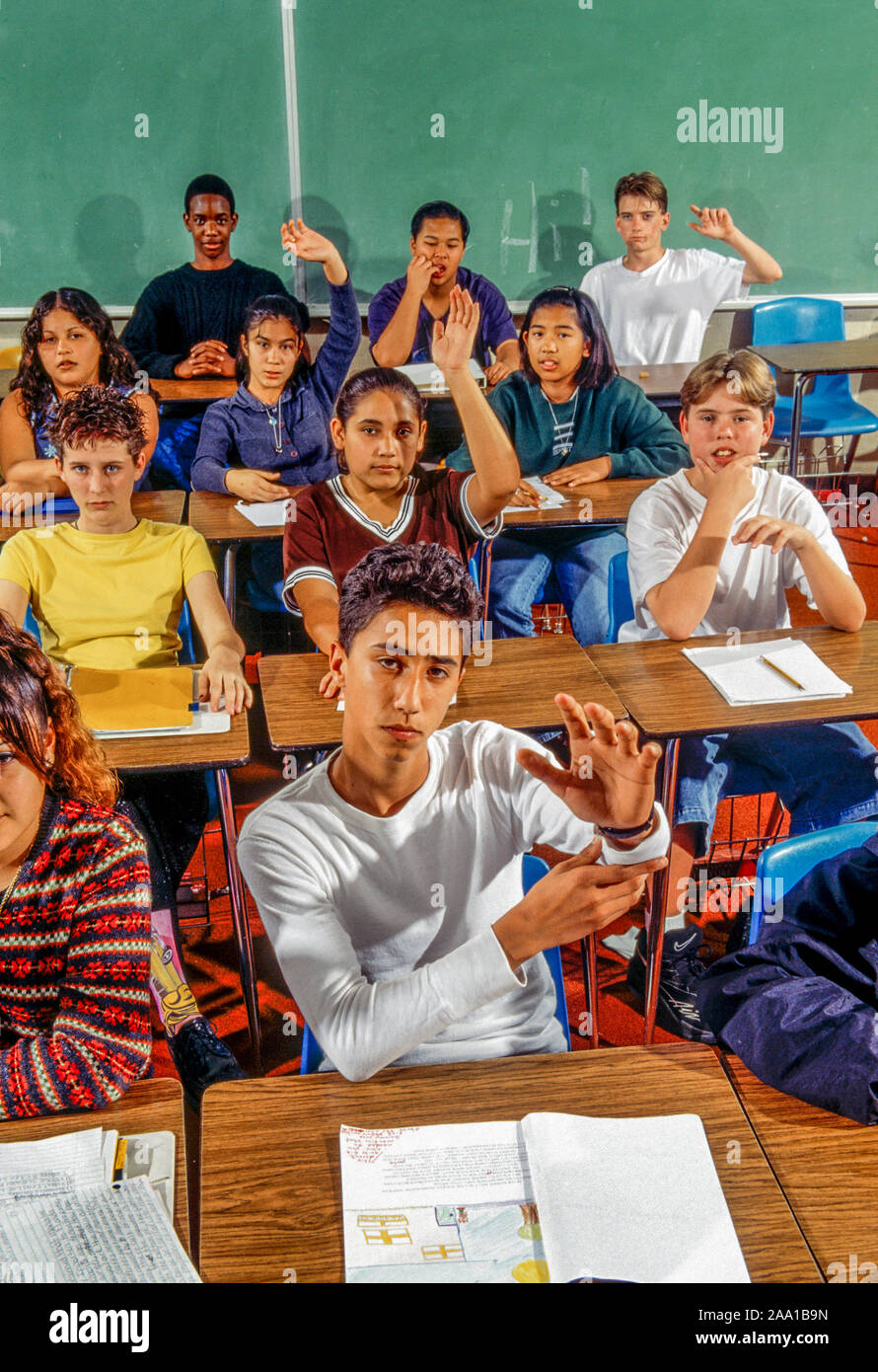 Bored Middle School Students