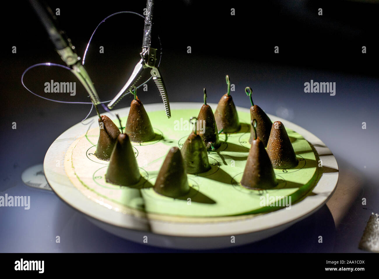 Activated by students' hands, laproscopic jaws practice threading ...