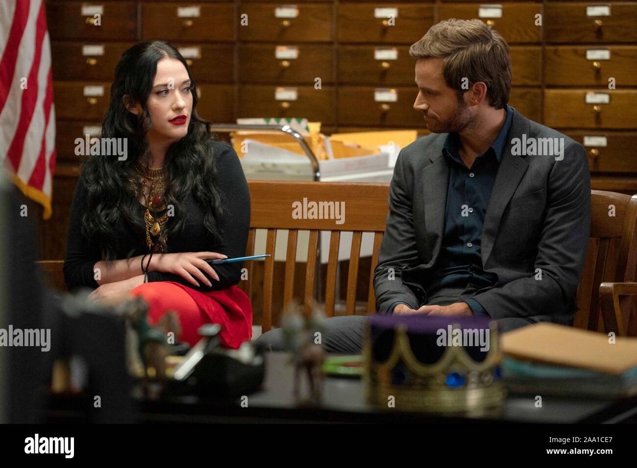 DOLLFACE, from left: Kat Dennings, Connor Hines in 'History Buff ...