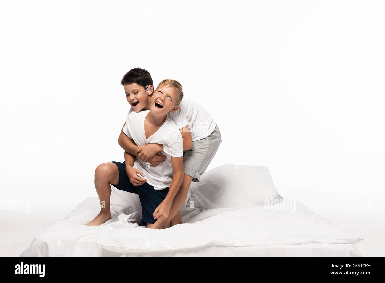 Boys Fighting Fun High Resolution Stock Photography and Images - Alamy