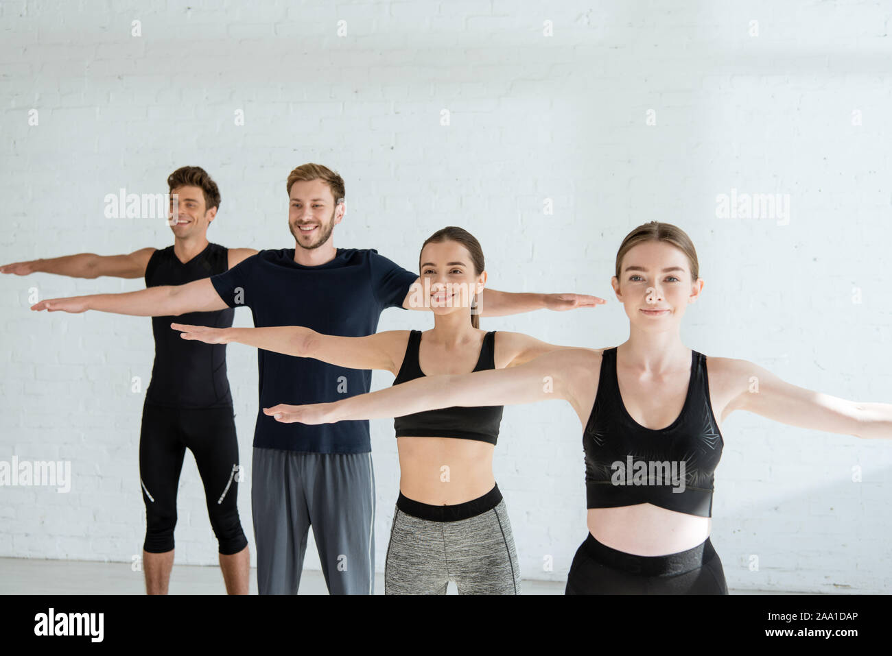 Open arm pose hi-res stock photography and images - Alamy