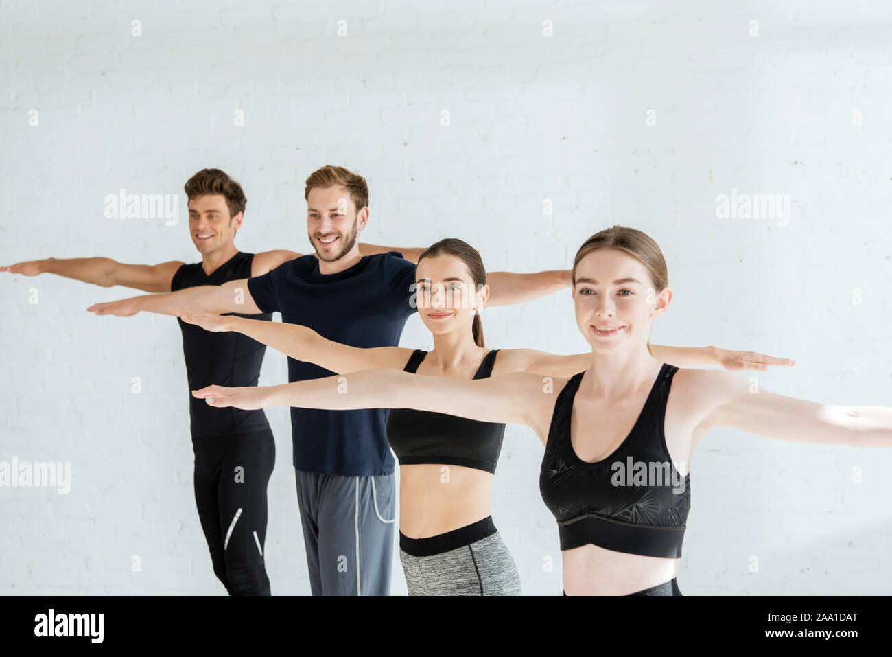 Mointain open arm pose hi-res stock photography and images - Alamy