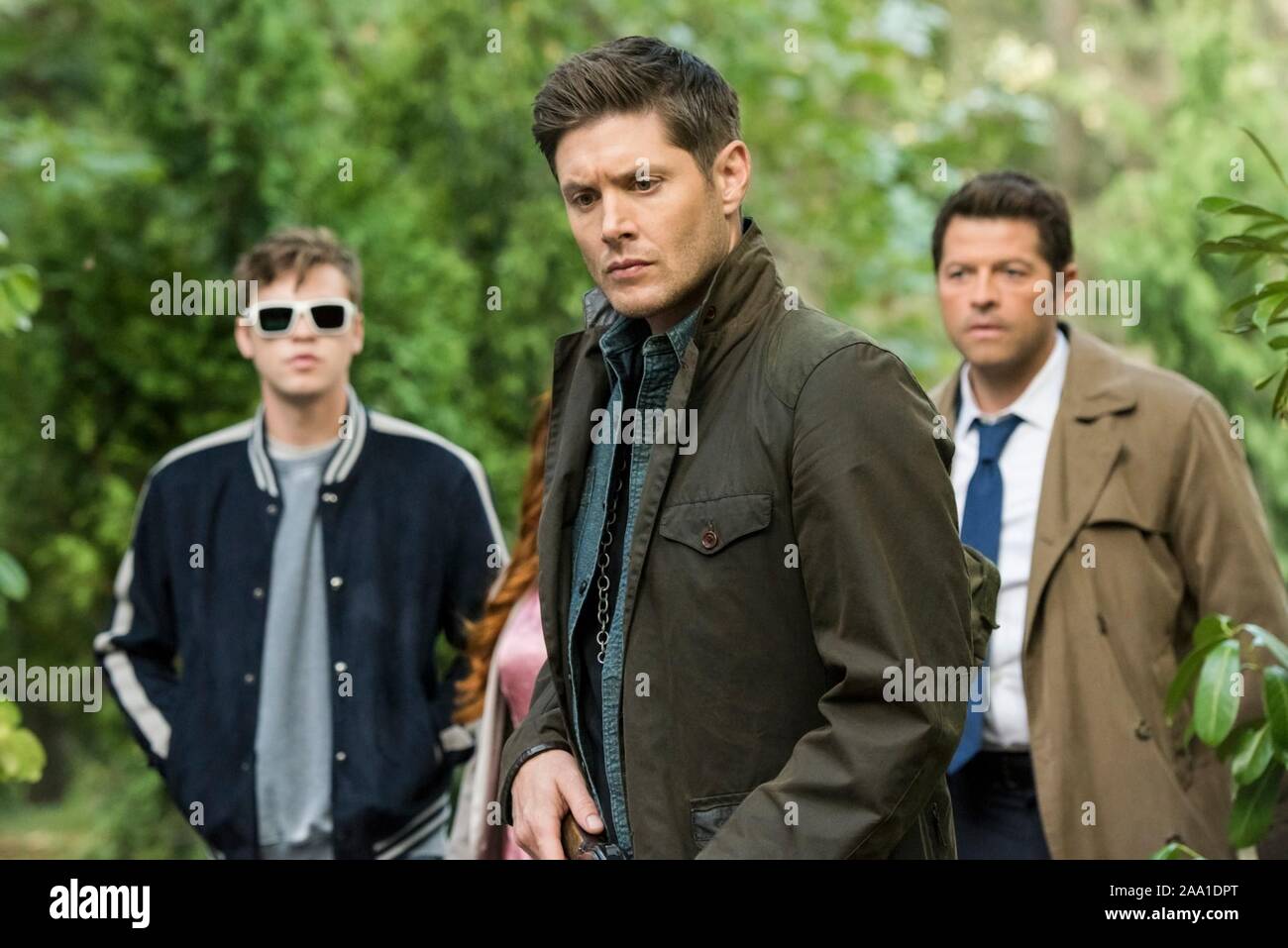 SUPERNATURAL, from left: Alexander Calvert, Jensen Ackles, Misha ...