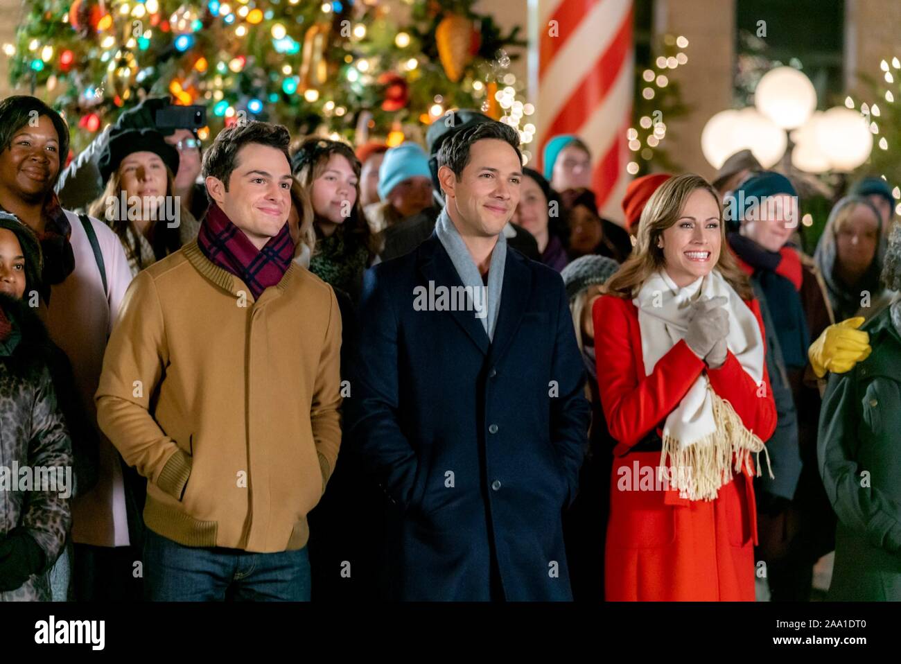 TWO TURTLE DOVES, from left: Zach Tinker, Michael Rady, Nikki DeLoach ...