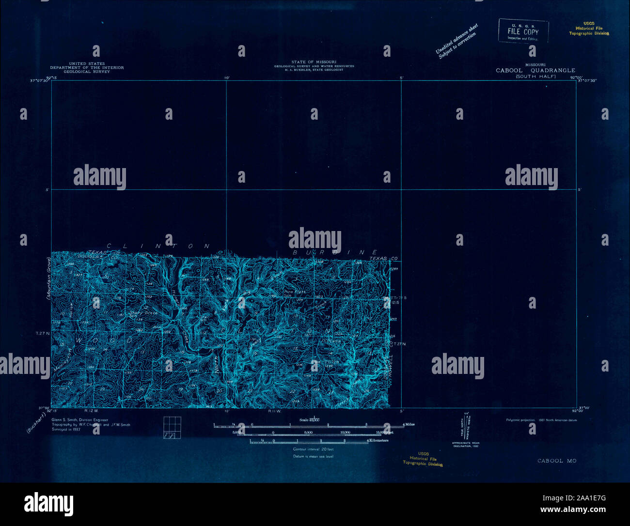 Map of cabool missouri hi-res stock photography and images - Alamy