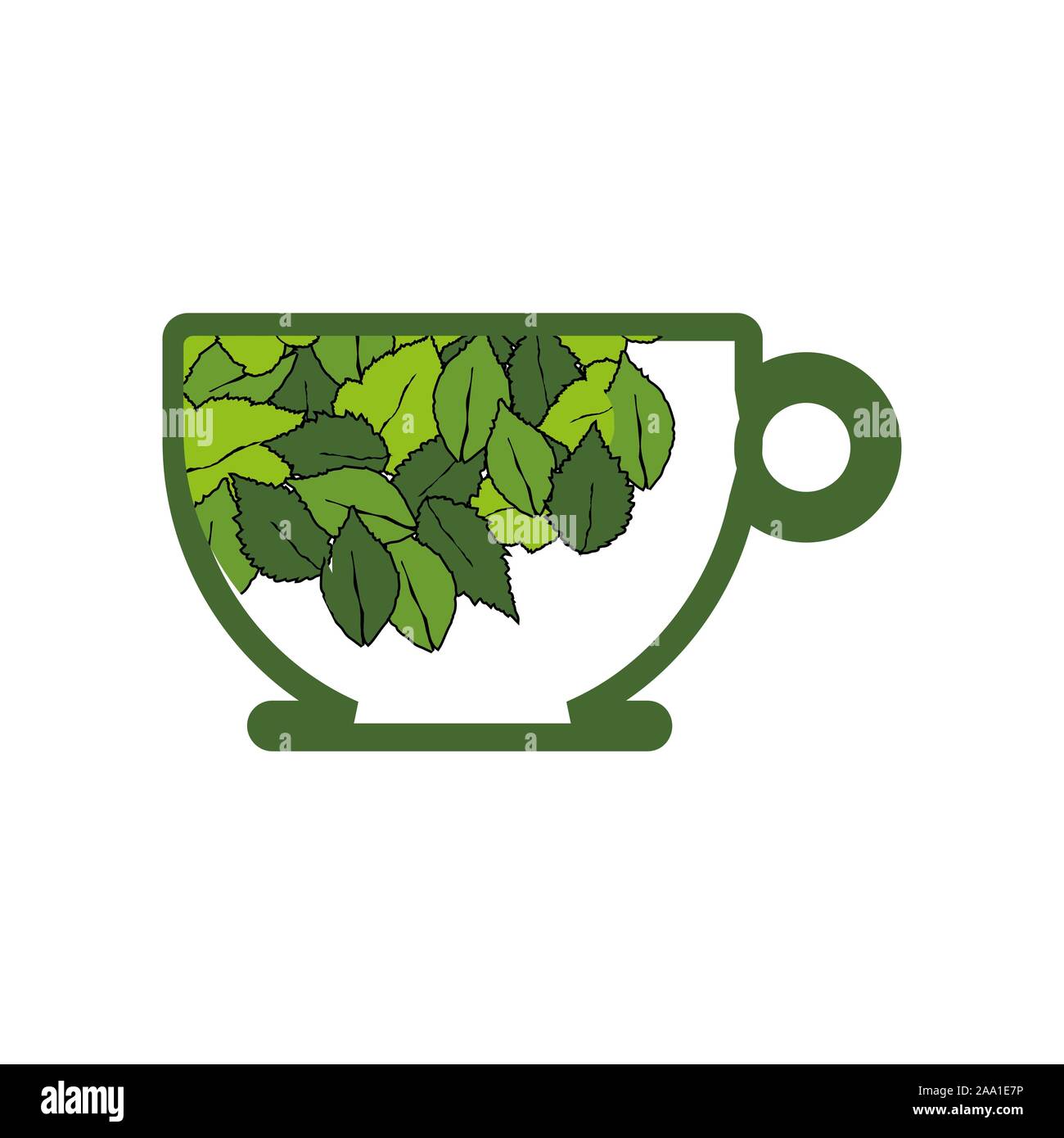 Nature and healthy logo vector hi-res stock photography and images - Alamy