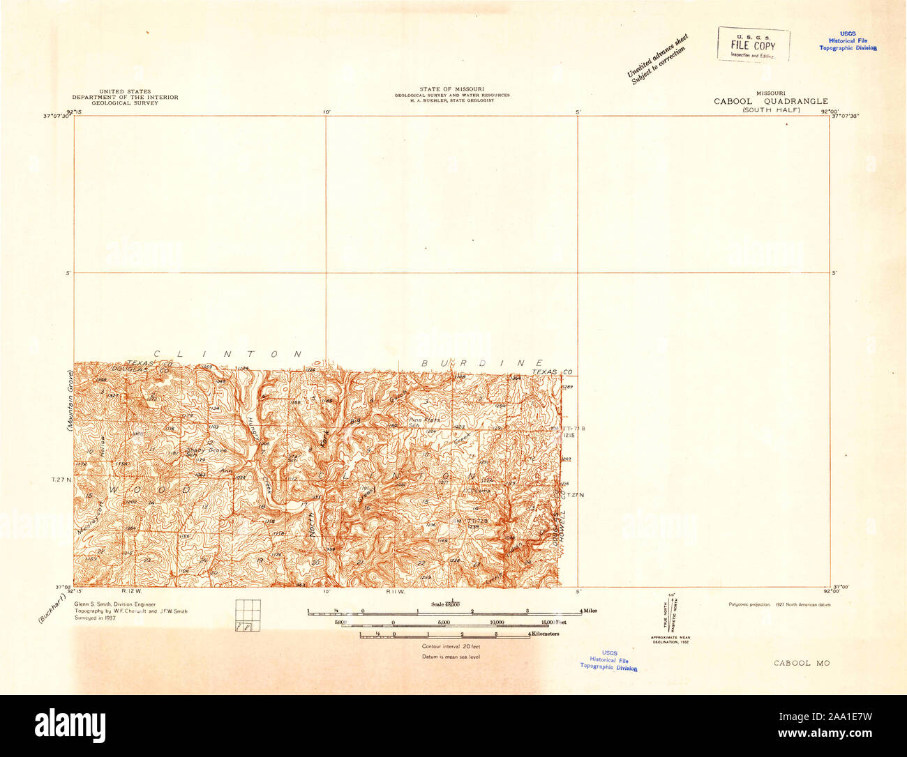 Map of cabool missouri hi-res stock photography and images - Alamy