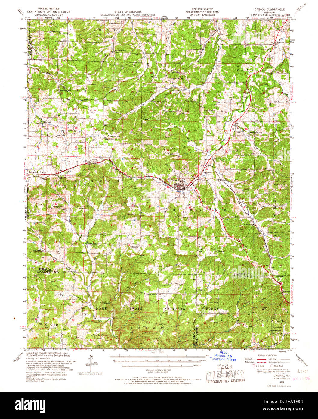 Map of cabool hi-res stock photography and images - Alamy