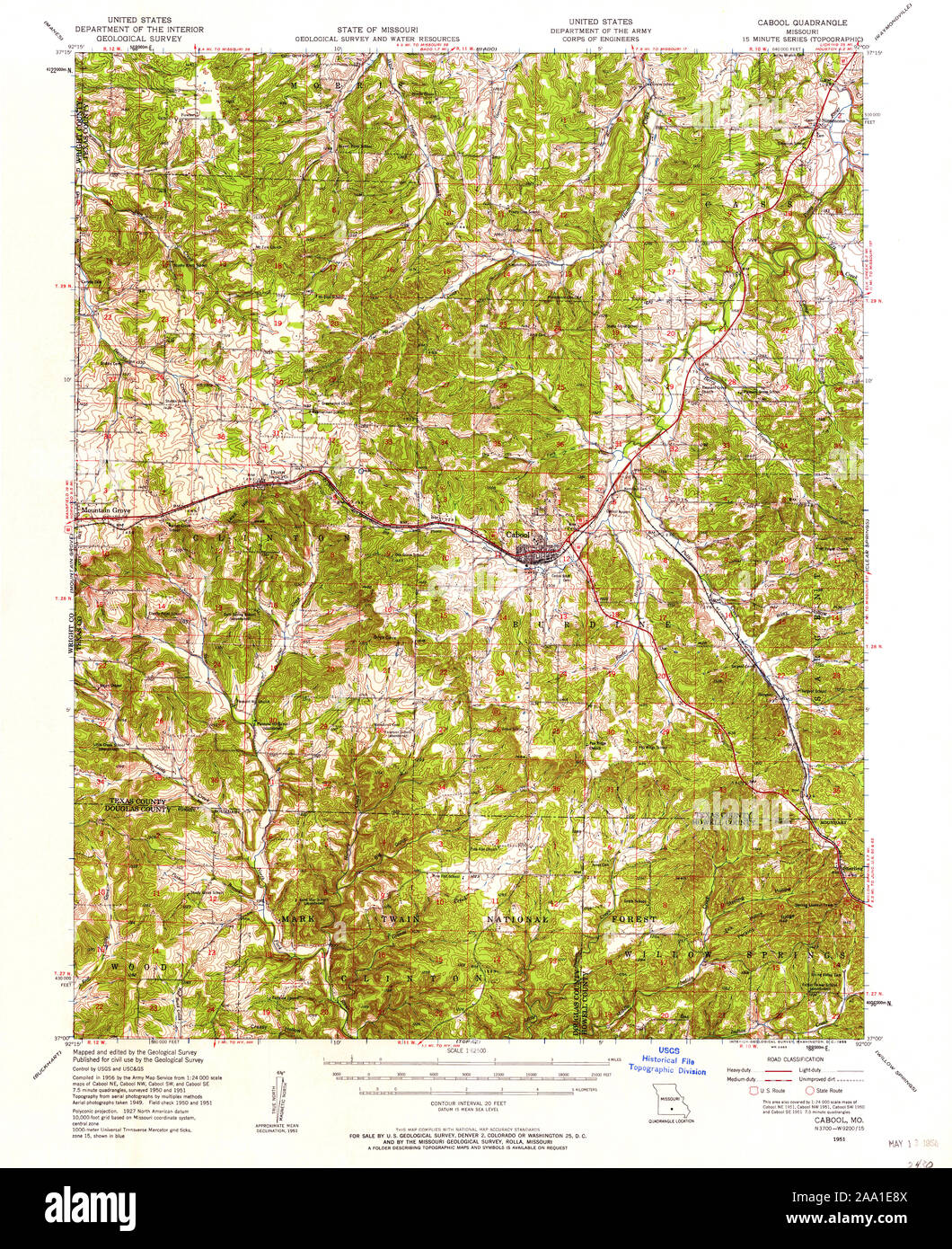 Map of cabool hi-res stock photography and images - Alamy