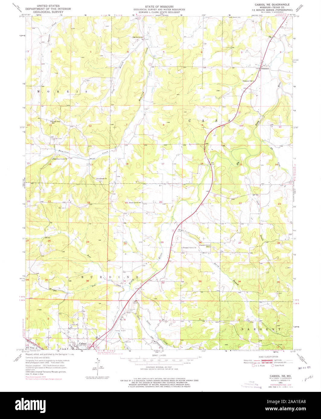 Map of cabool High Resolution Stock Photography and Images - Alamy