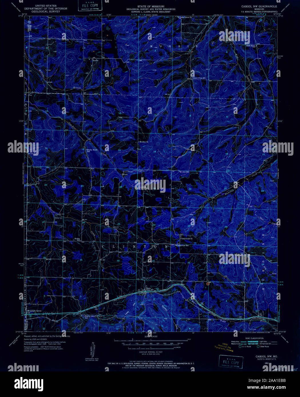 Map of cabool High Resolution Stock Photography and Images - Alamy