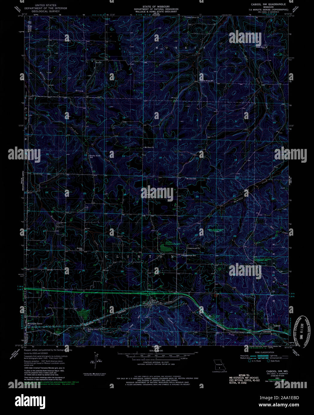 Map of cabool High Resolution Stock Photography and Images - Alamy