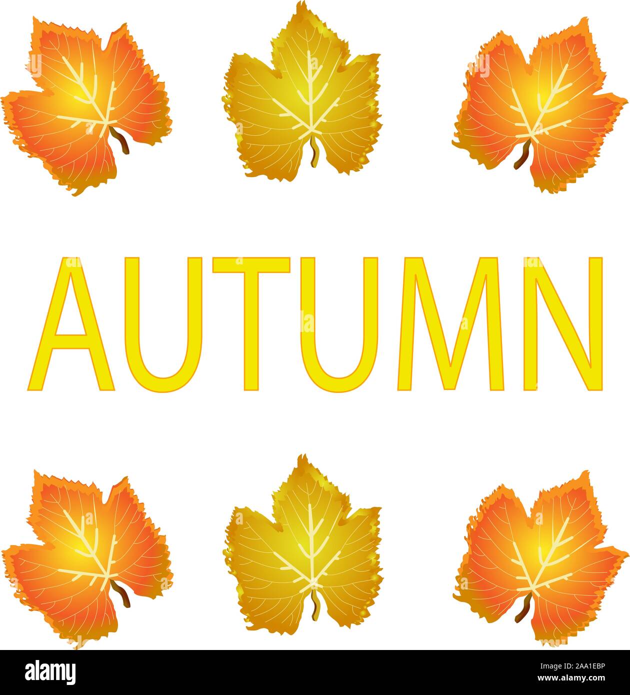 Empty park in autumn Stock Vector Images - Alamy