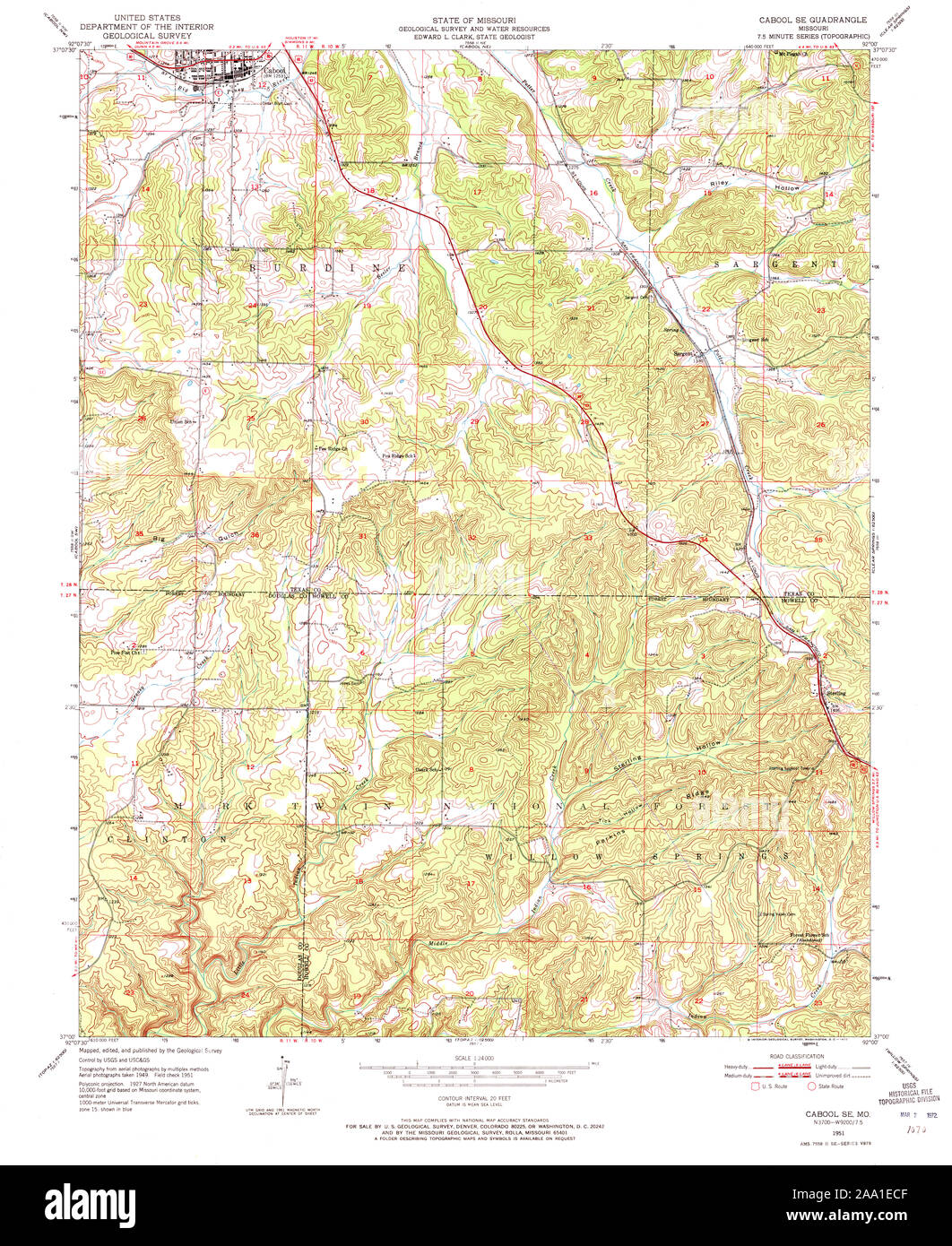 Map of cabool hi-res stock photography and images - Alamy