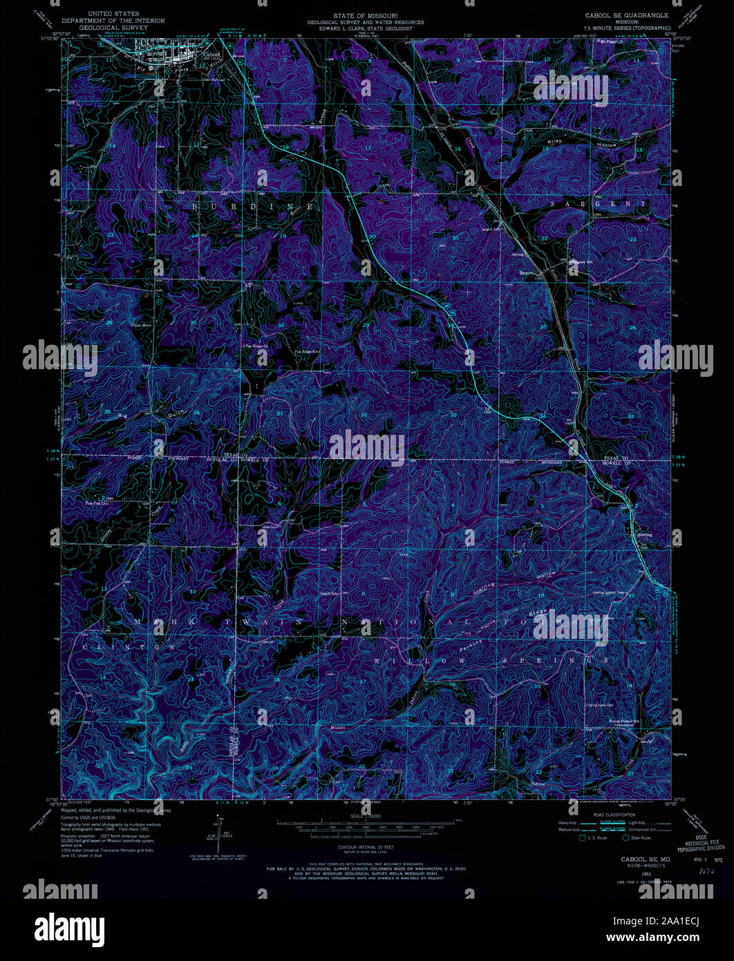 Map of cabool High Resolution Stock Photography and Images - Alamy