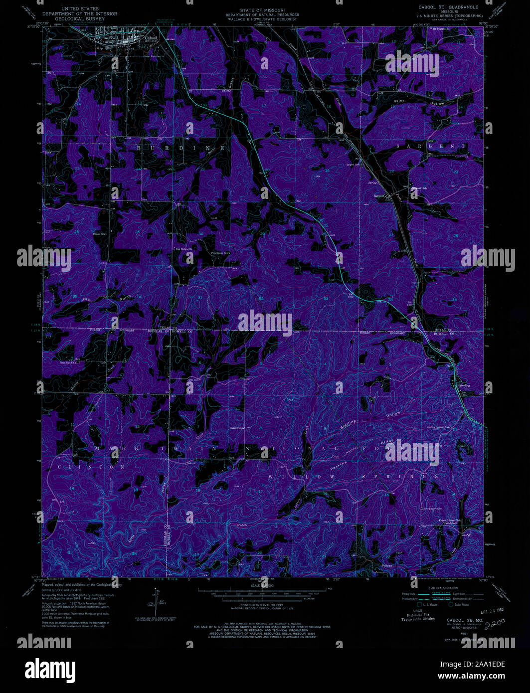 Map of cabool High Resolution Stock Photography and Images - Alamy