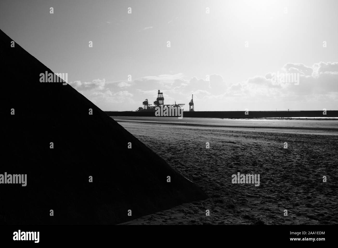 Features in the good beach guide Black and White Stock Photos & Images ...