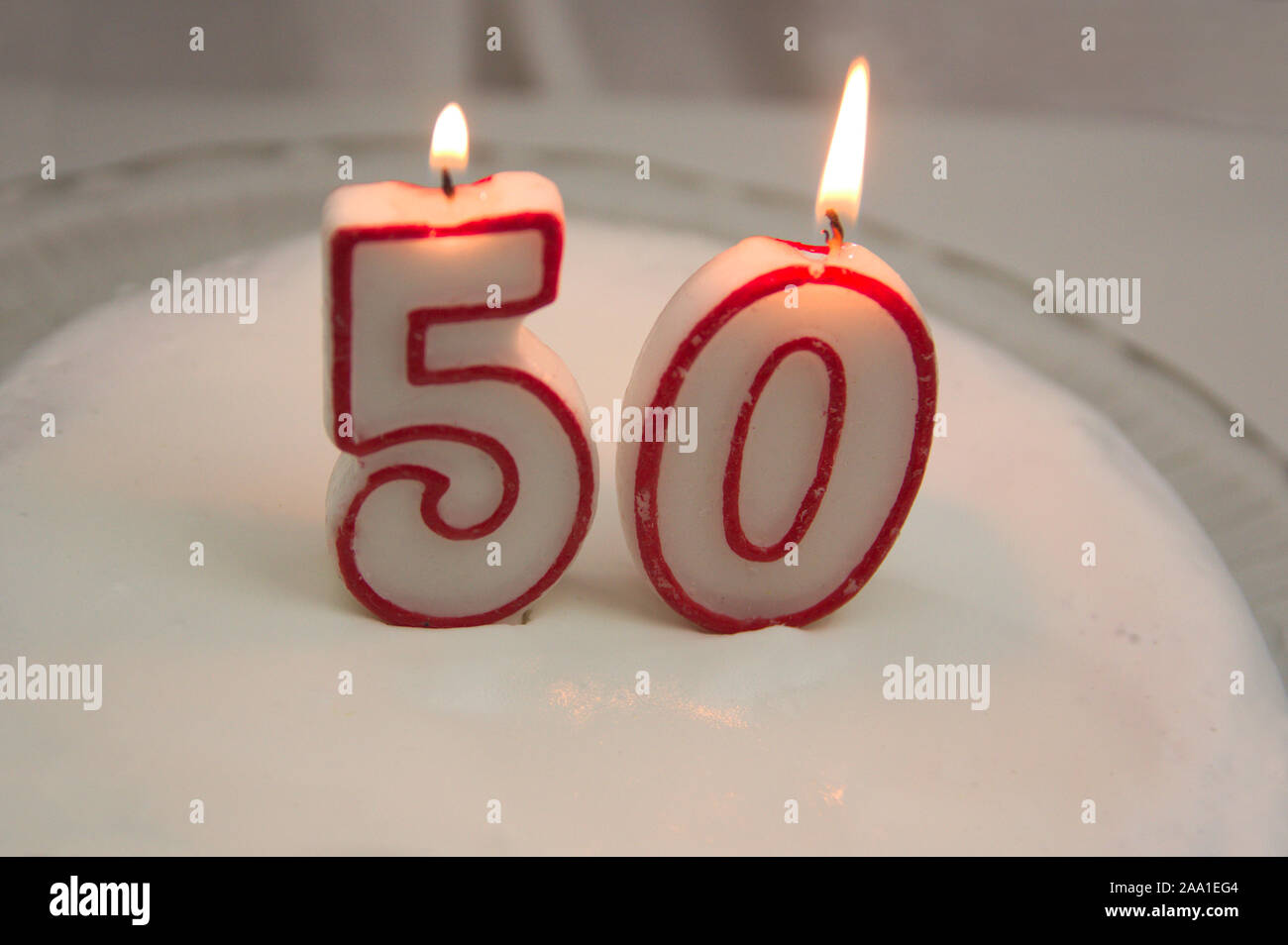 Clipart Of Birthday Cake With 50 Candles